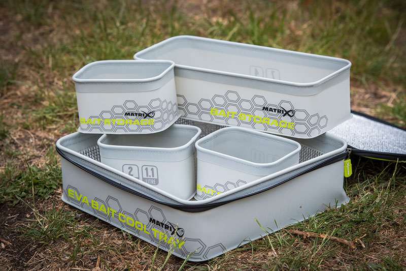 Matrix Zestaw Pojemników Eva Bait Cooler Tray Light Grey – Sklep Rybka